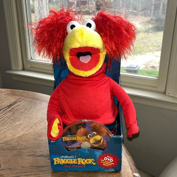 Jim Henson | Toys | Early 200s Jim Henson Fraggle Rock Red Fraggle Doll ...